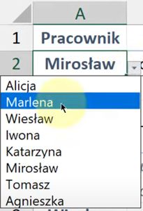 Lista rozwijalna Excel - kilka sposobów na jej wykonanie