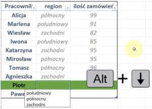 Lista rozwijalna Excel - kilka sposobów na jej wykonanie